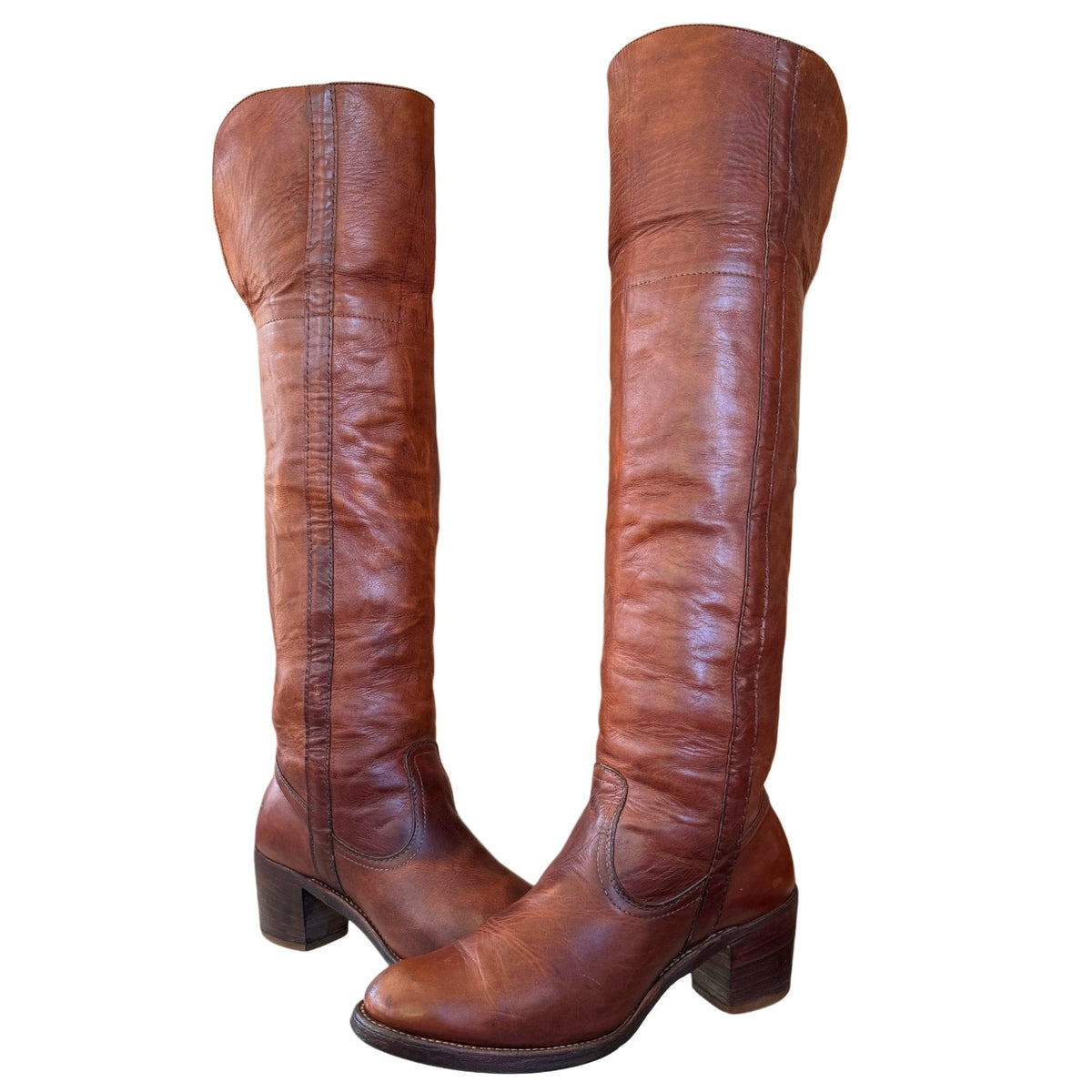 FRYE Campus Over the Knee OTK Boots — True Vintage Black Label – Botablu