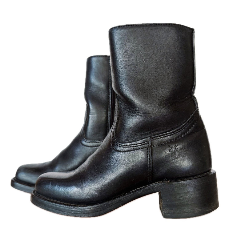 Vintage Frye Boots — Black Label Campus, Harness & Cowboy Styles | Botablu