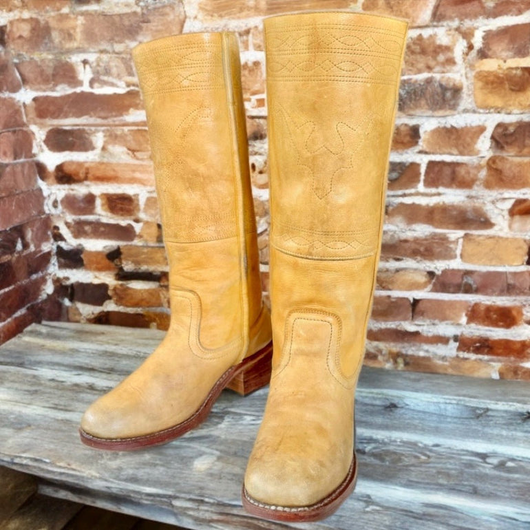 Vintage Frye Boots — Black Label Campus, Harness & Cowboy Styles | Botablu